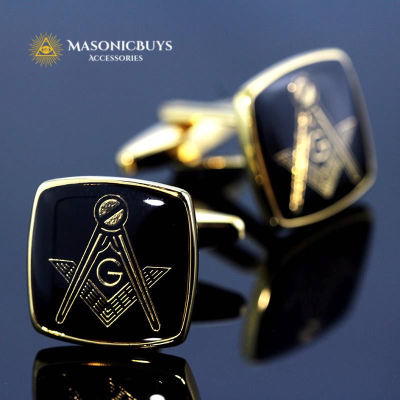 Masonic Cufflinks With Freemason "G" Symbol | MasonicBuys