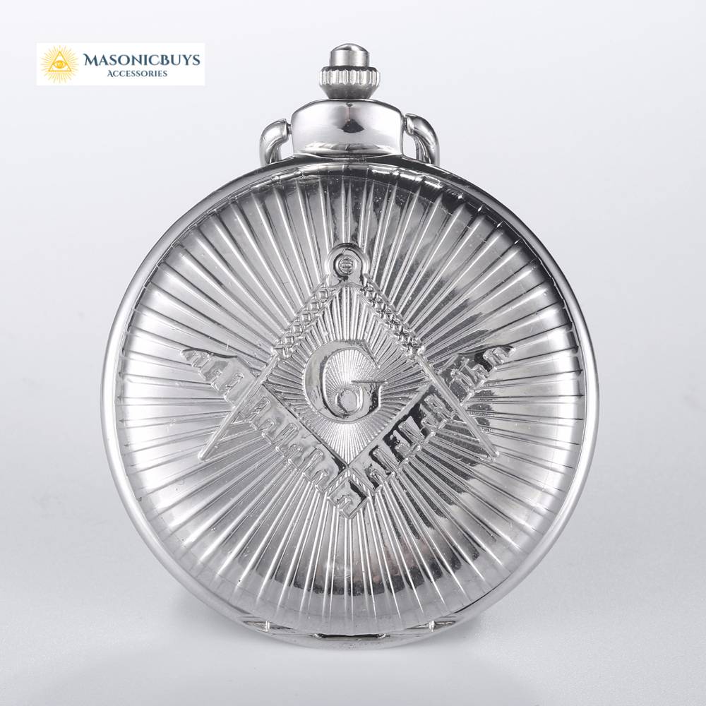 Vintage Silver Masonic Pocket Watch For Freemasons | MasonicBuys