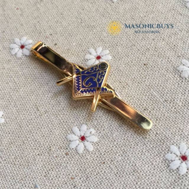 Masonic Tie clip With Square & Compass Symbol | MasonicBuys