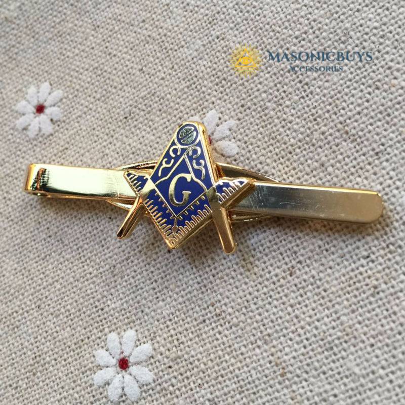 Masonic Tie clip With Square & Compass Symbol | MasonicBuys