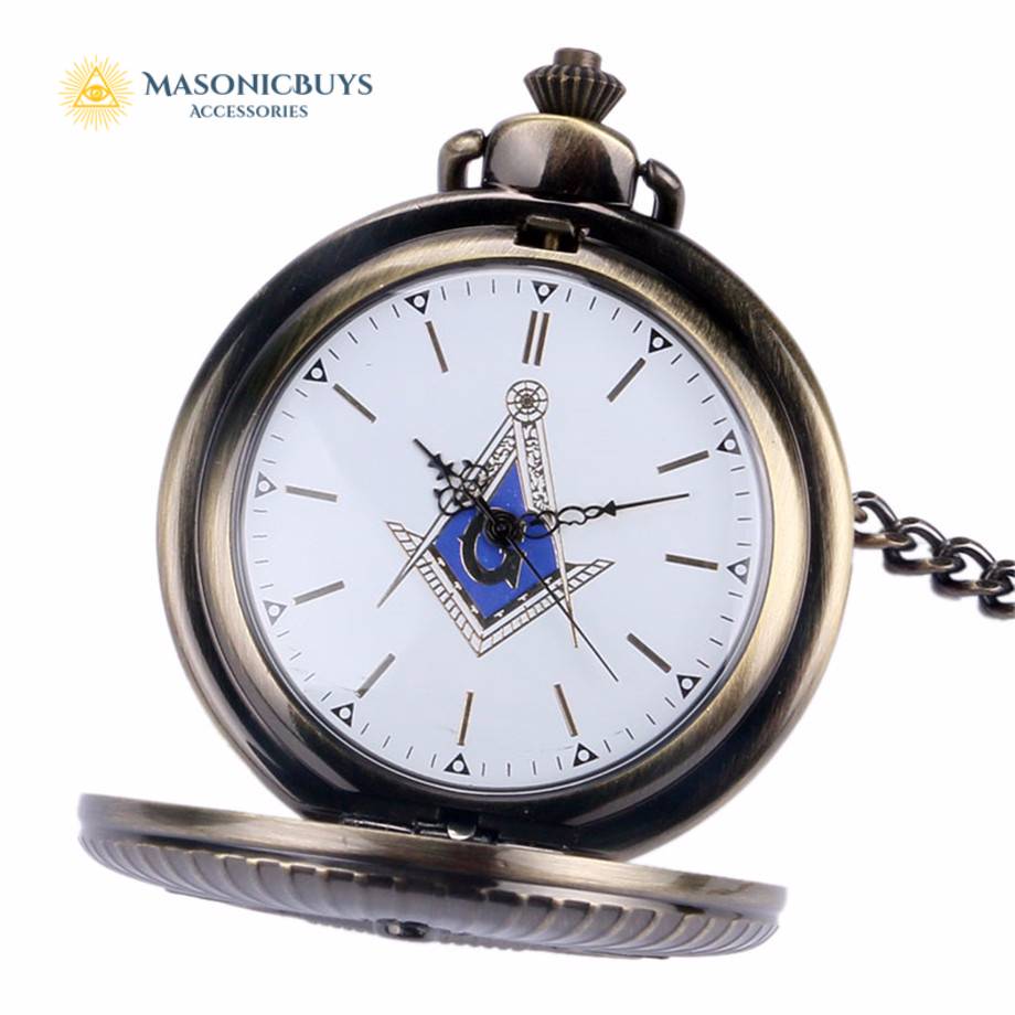 Classic Masonic Pocket Watch With Big "G" Symbol. Available In ...
