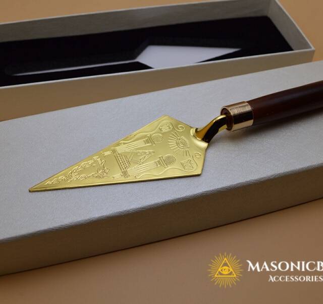 Masonic Trowel With Engraving | MasonicBuys