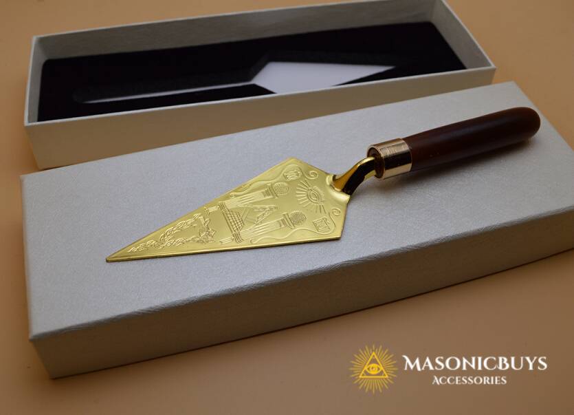 Masonic Trowel With Engraving | MasonicBuys