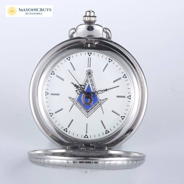Vintage Silver Masonic Pocket Watch For Freemasons | MasonicBuys