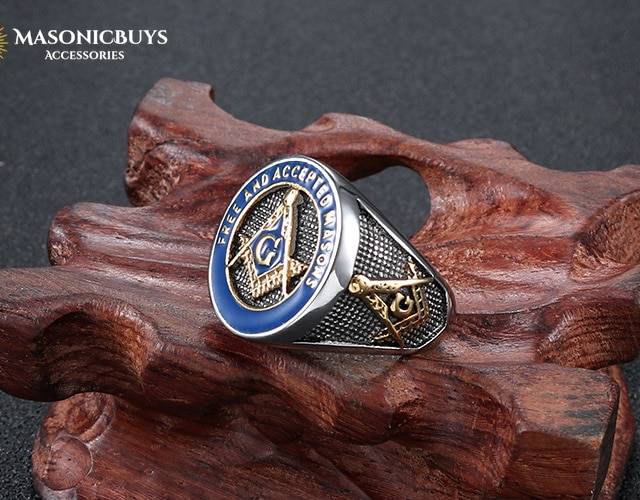 Masonic Ring "Free And Accepted Masons" | MasonicBuys