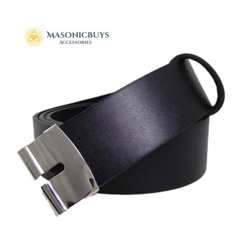 Masonic Belt With Metal Buckle 80 - 130 cm | MasonicBuys