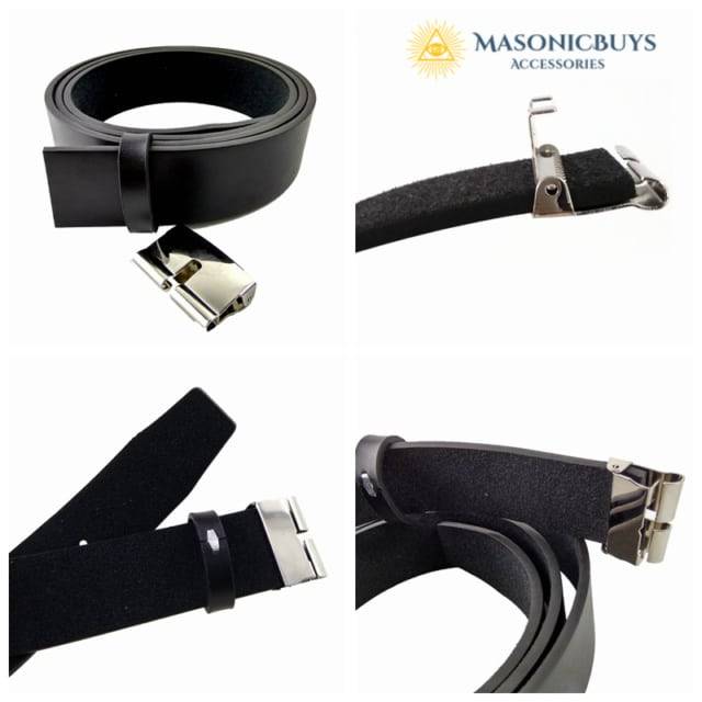 Masonic Belt With Metal Buckle 80 - 130 cm | MasonicBuys