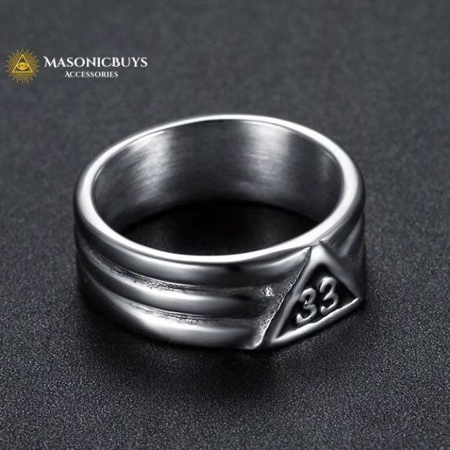 Masonic "Scottish Rite 33rd Degree" Ring | MasonicBuys