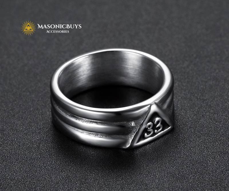 Masonic "Scottish Rite 33rd Degree" Ring | MasonicBuys
