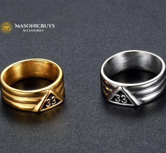 Masonic "Scottish Rite 33rd Degree" Ring | MasonicBuys