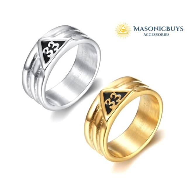 Masonic "Scottish Rite 33rd Degree" Ring | MasonicBuys