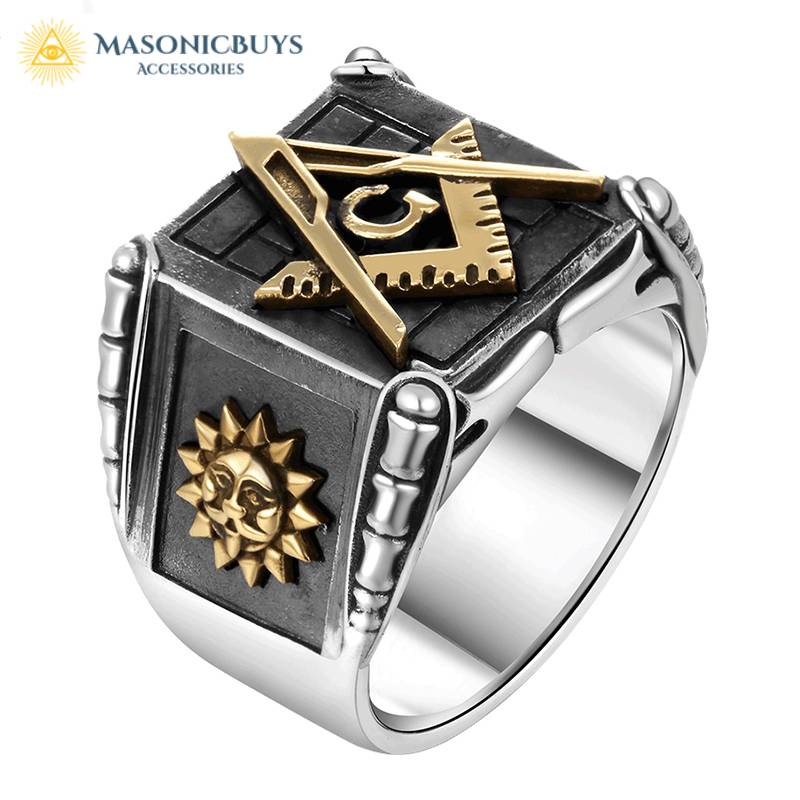 925 Sterling Silver Masonic Ring For Men | MasonicBuys