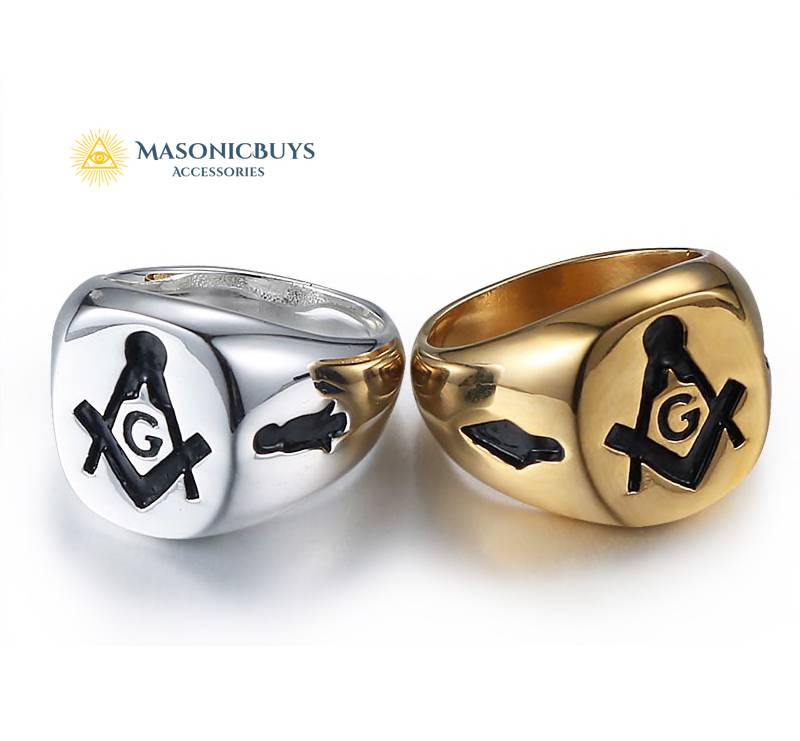 Classic Masonic / Freemason Ring For Men | MasonicBuys