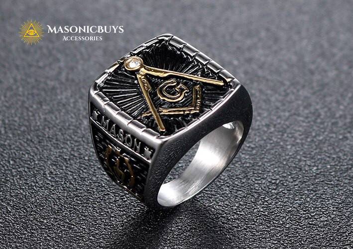 Big Master Mason Masonic Ring | MasonicBuys