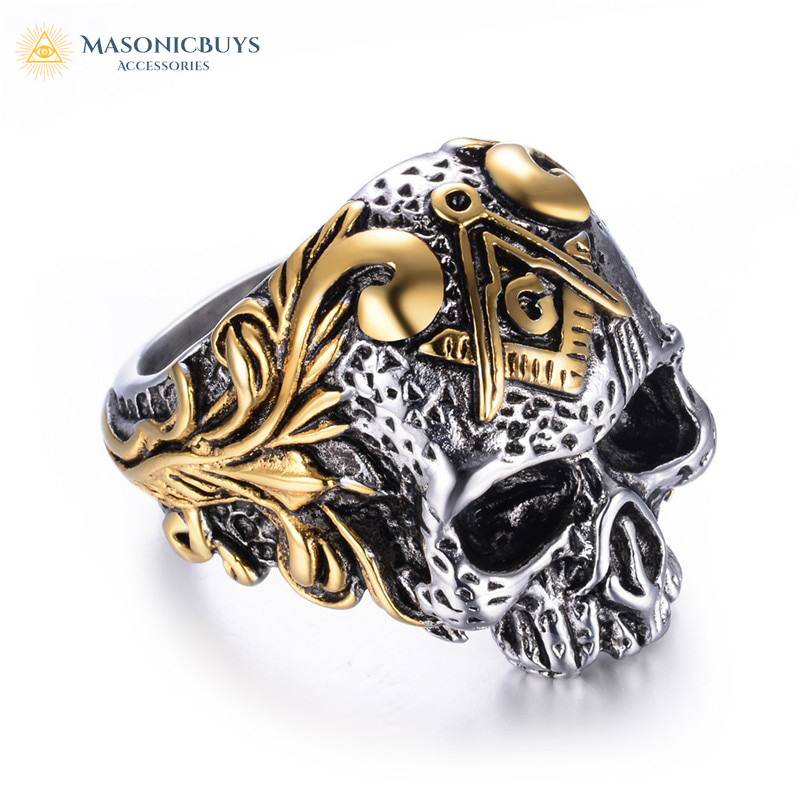 Free Masons Secret Skull Head Ring | MasonicBuys