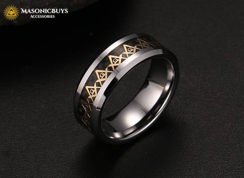 Trendy Freemason Ring for Entered Apprentice | MasonicBuys