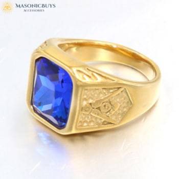 Blue Lodge Stainless Steel Masonic Ring | MasonicBuys