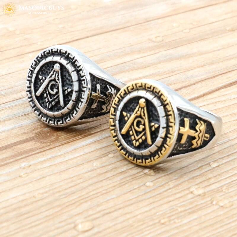 Egyptian Style Masonic Ring | MasonicBuys