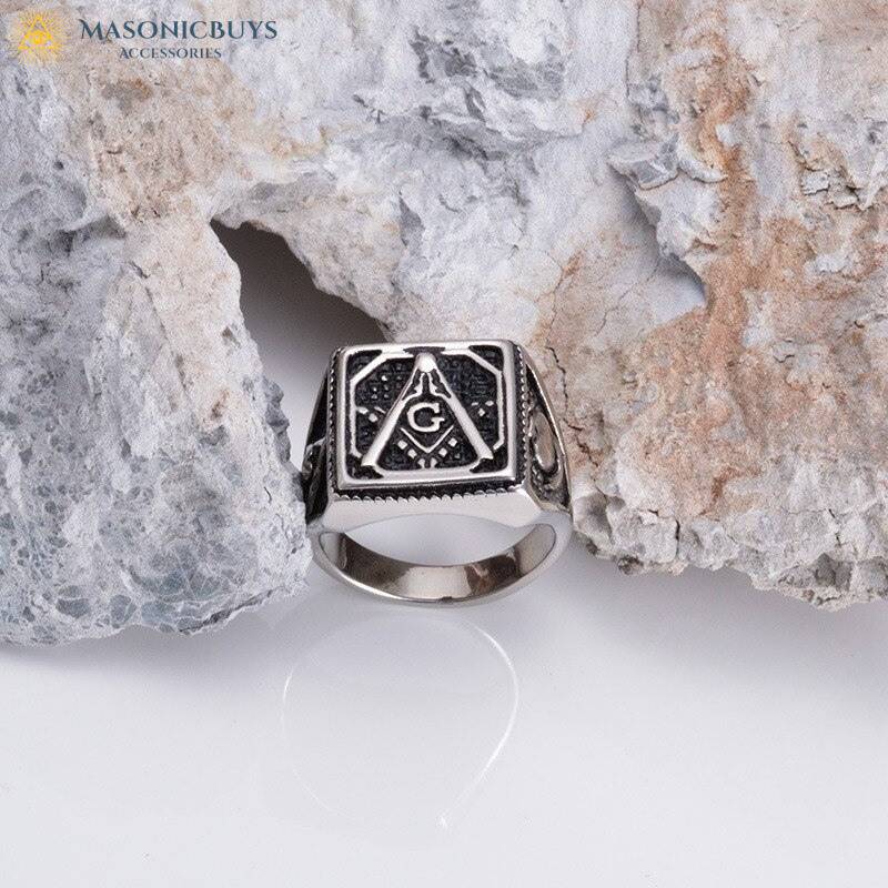 Masonic Ring With Heart Symbol | MasonicBuys