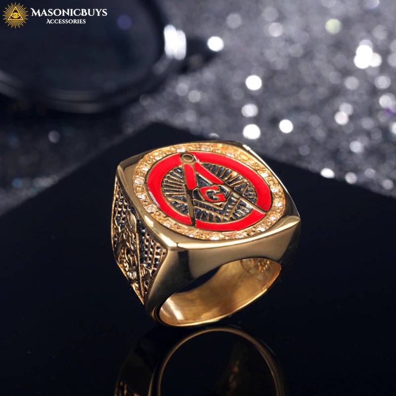Charming Vintage Masonic Ring | MasonicBuys