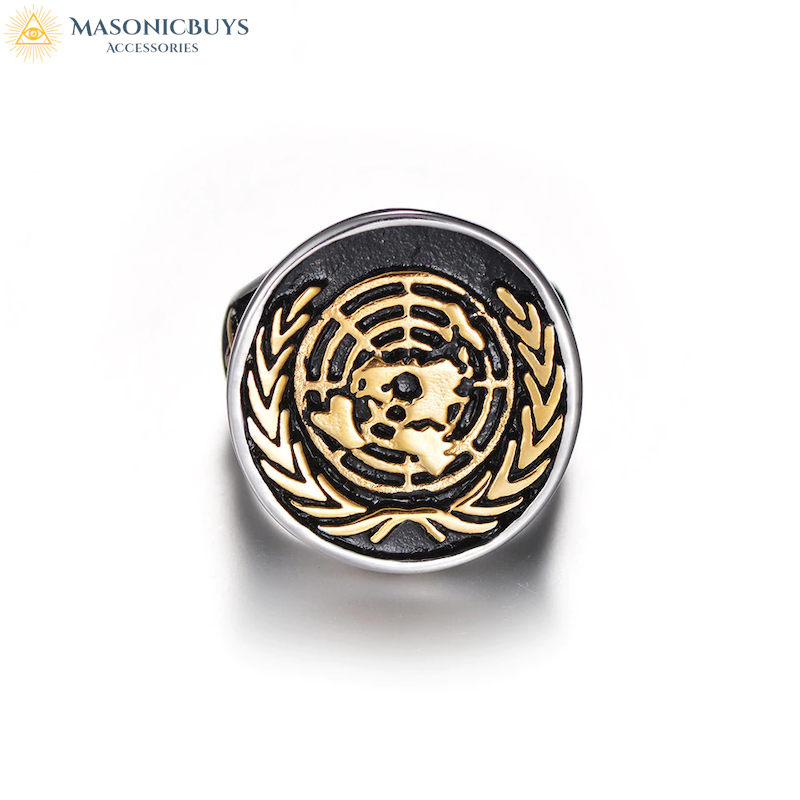 United Nations Masonic Ring | MasonicBuys