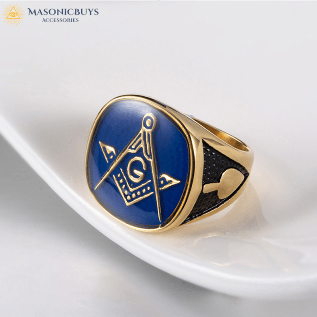 Vintage Blue Lodge Masonic Ring | MasonicBuys