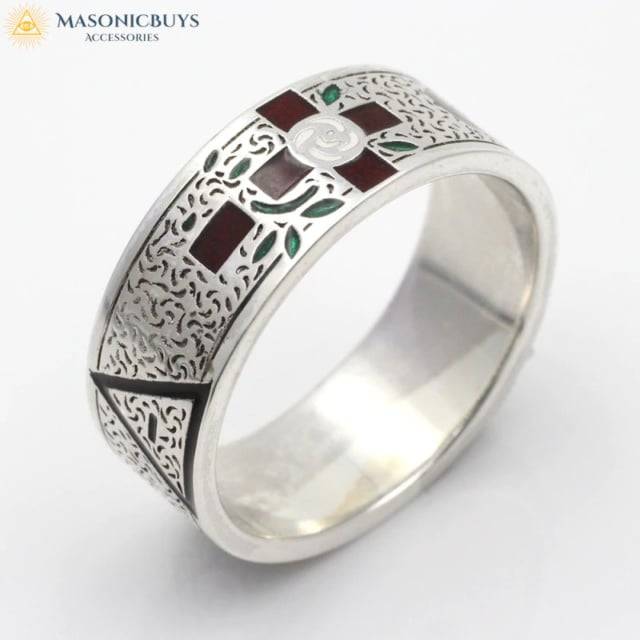 925 Sterling Silver Scottish Rite 32nd Degree Ring | MasonicBuys