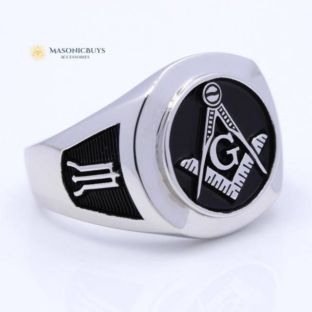 Classic Silver Masonic Ring | MasonicBuys