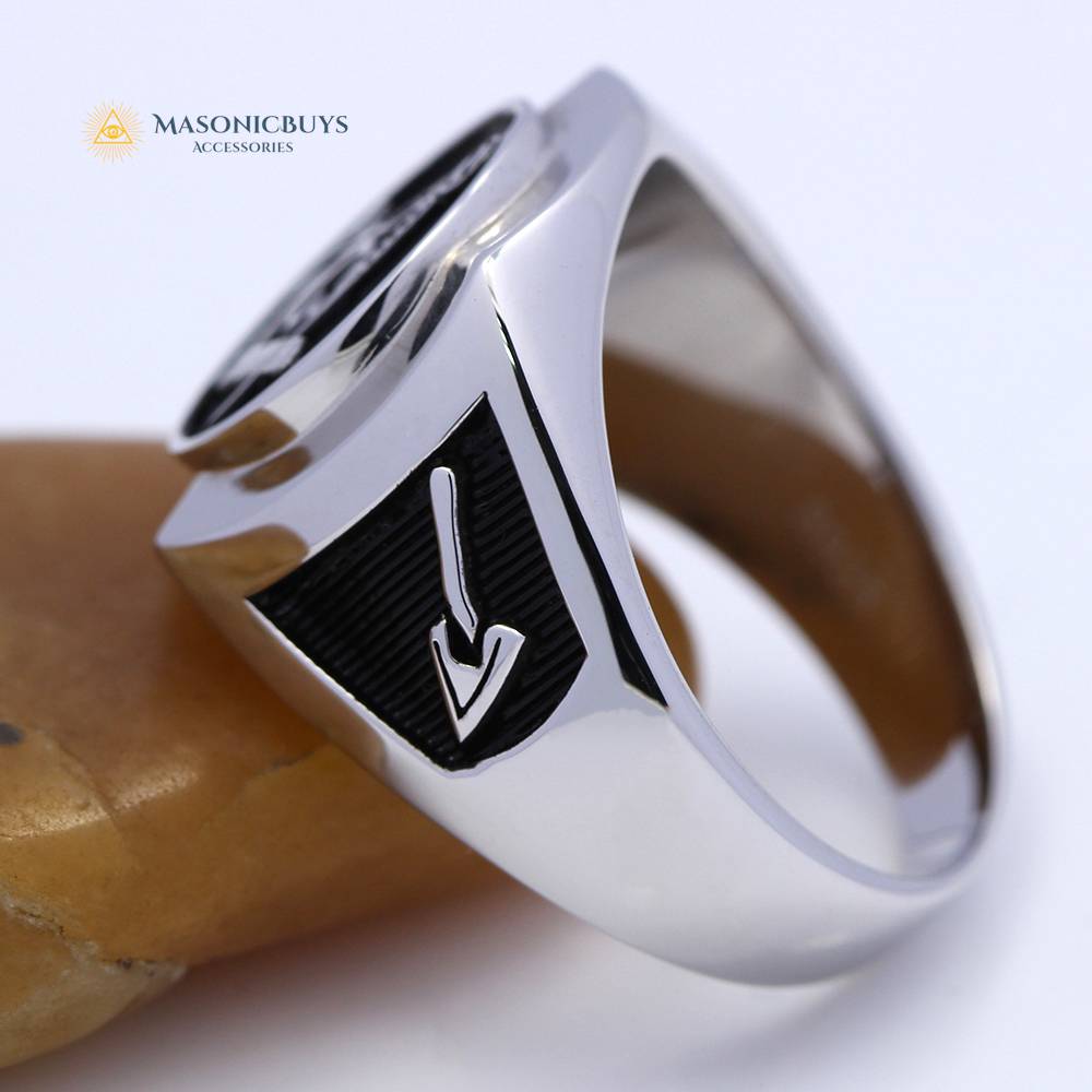 Classic Silver Masonic Ring | MasonicBuys