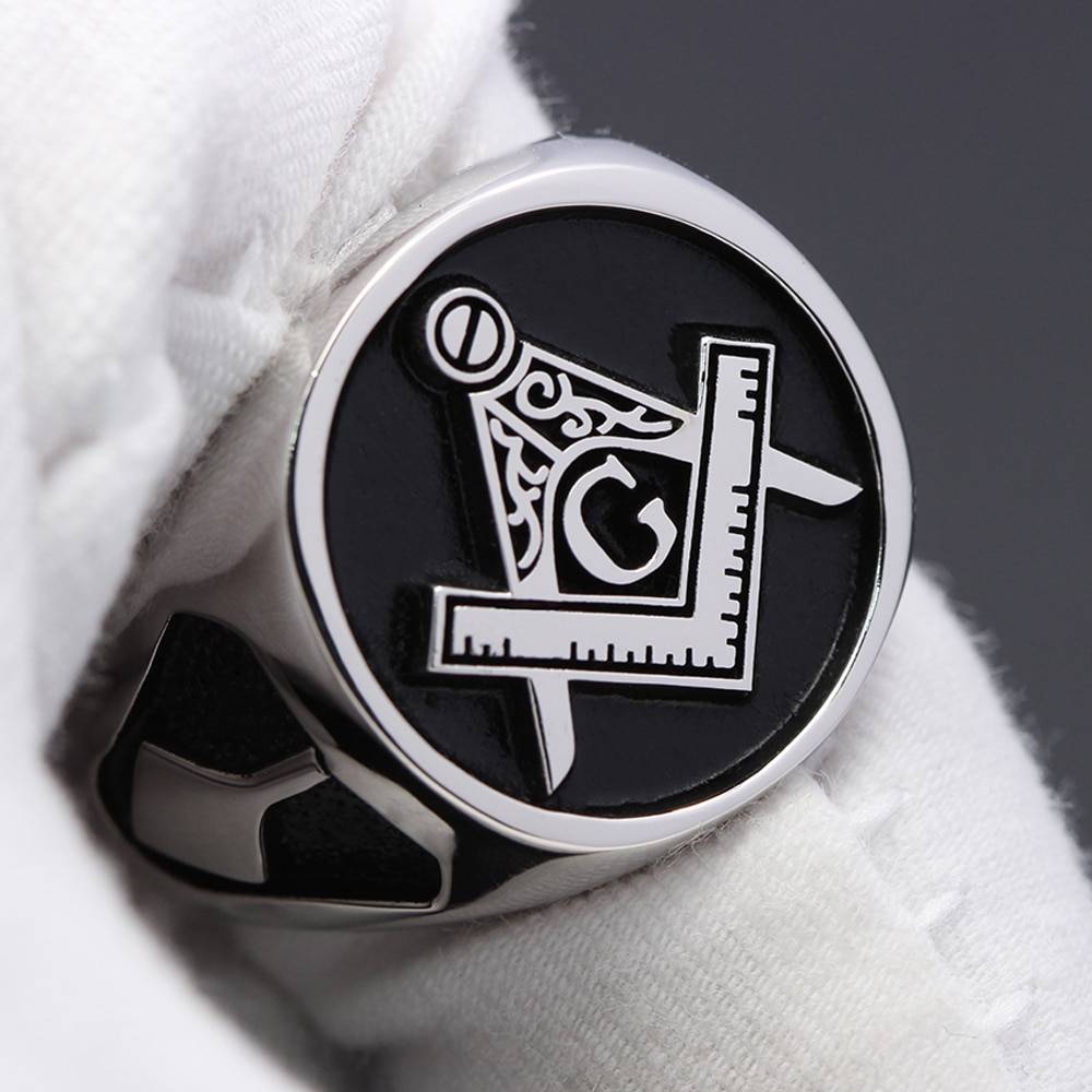 Classic High Quality Silver Masonic Ring | MasonicBuys