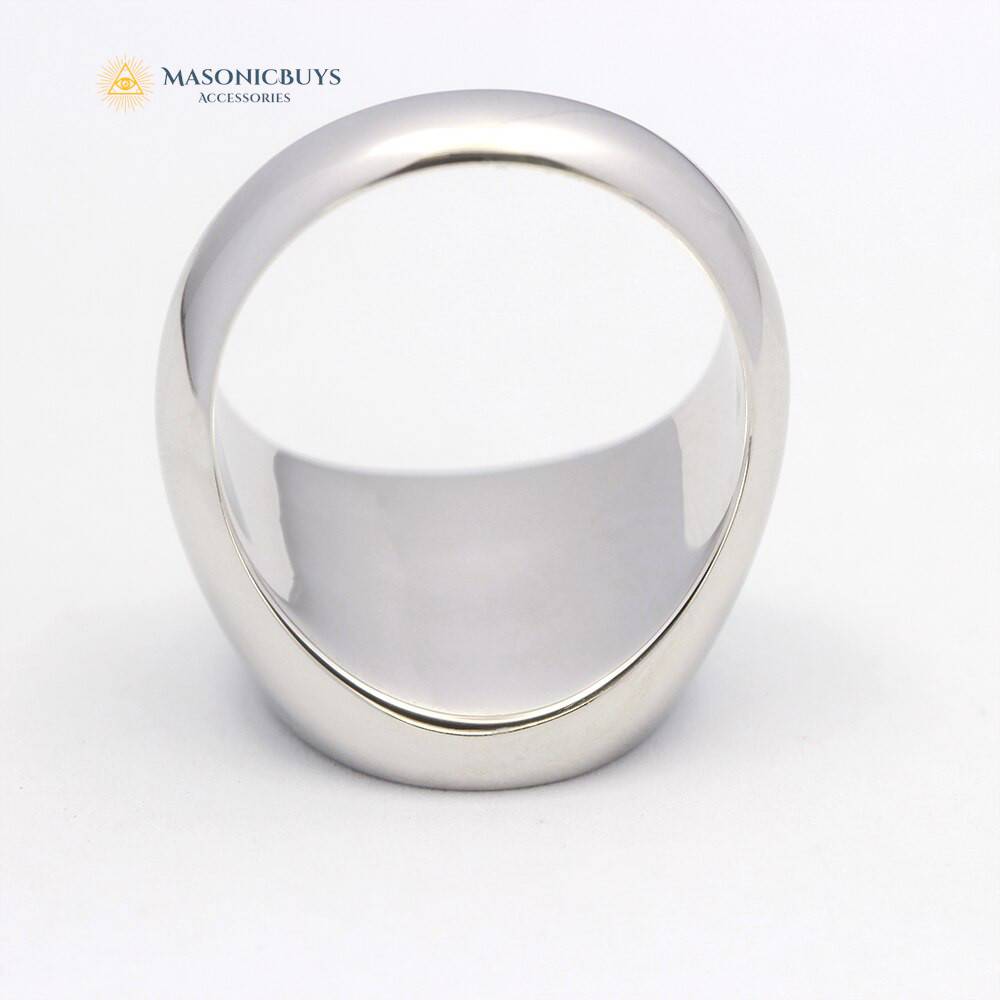 33rd Degree Scottish Rite Silver Masonic Ring | MasonicBuys