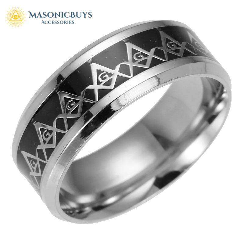 Trendy Freemason Ring for Entered Apprentice | MasonicBuys
