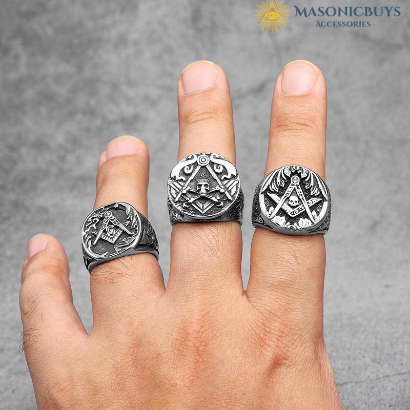 Antique Robustious Masonic Ring | MasonicBuys