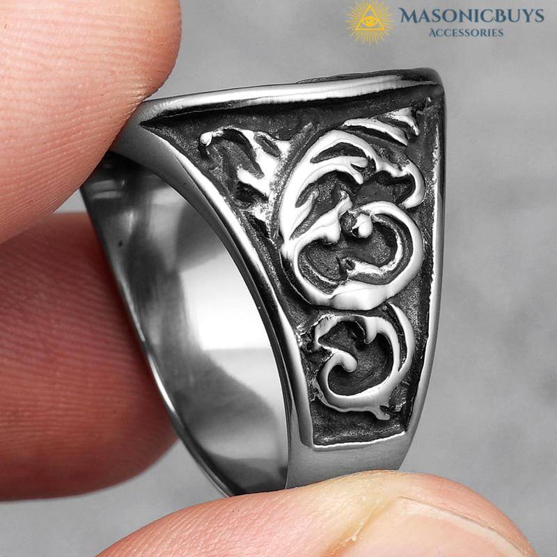 Antique Robustious Masonic Ring | MasonicBuys
