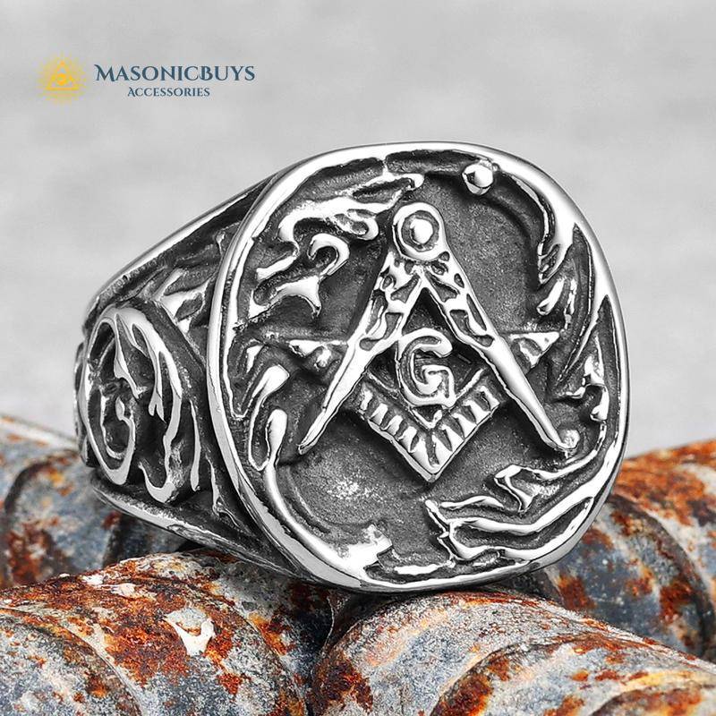 Antique Robustious Masonic Ring | MasonicBuys