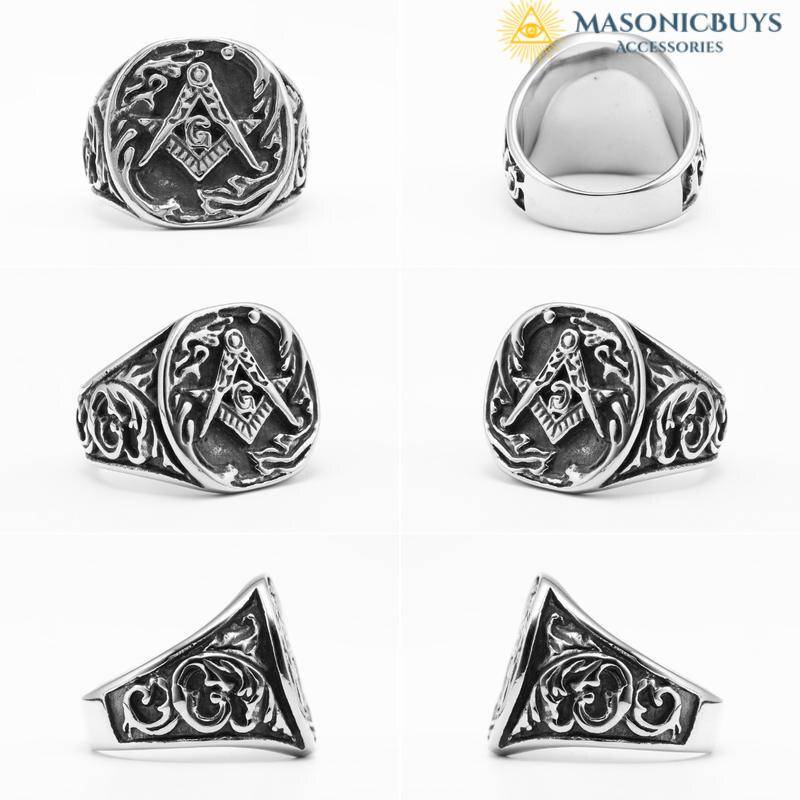 Antique Robustious Masonic Ring | MasonicBuys