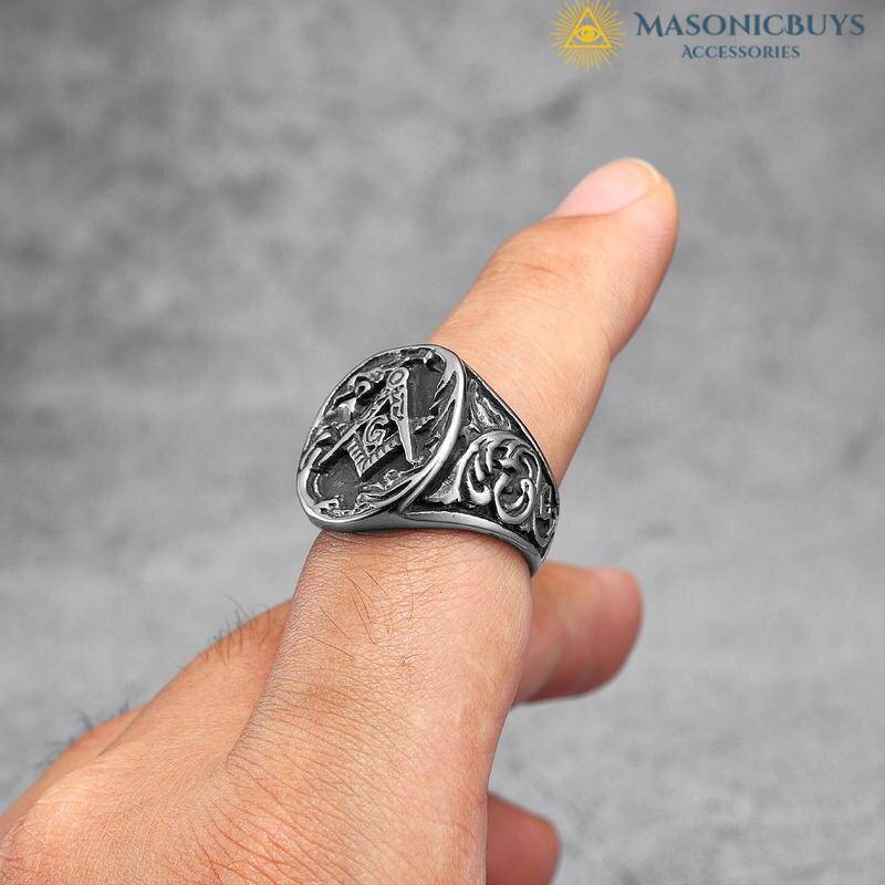 Antique Robustious Masonic Ring | MasonicBuys