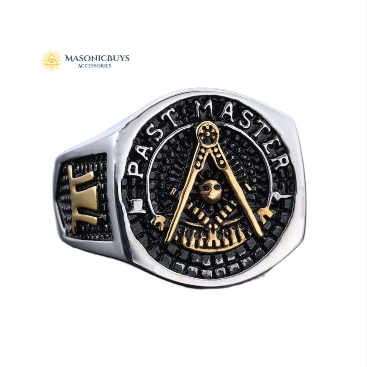 Classic Modern Past Master Masonic Ring | MasonicBuys