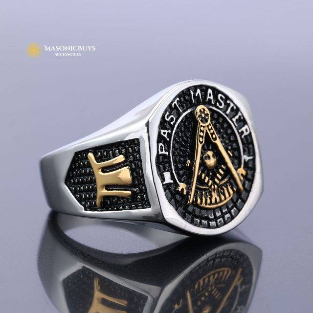 Classic Modern Past Master Masonic Ring | MasonicBuys