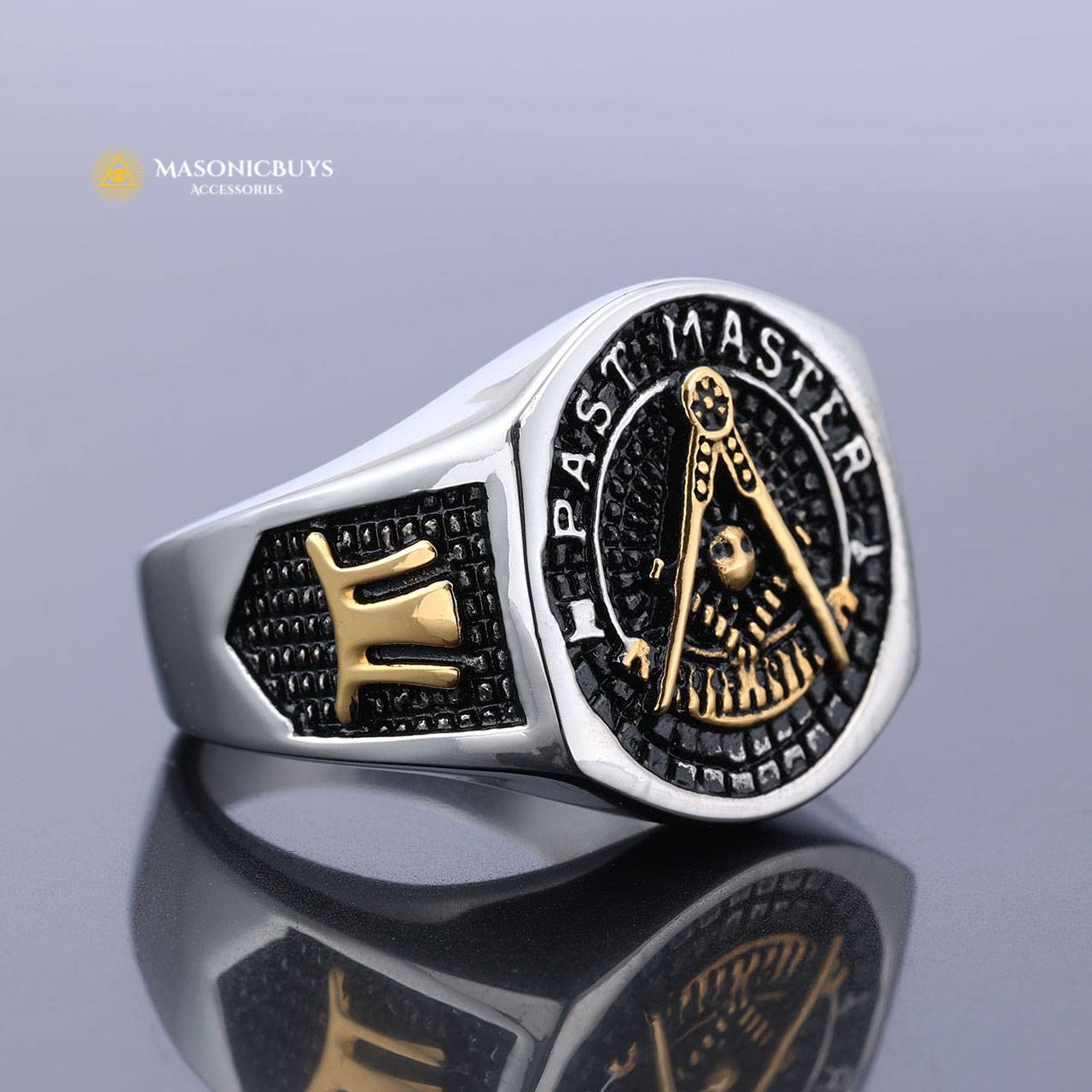 Classic Modern Past Master Masonic Ring | MasonicBuys