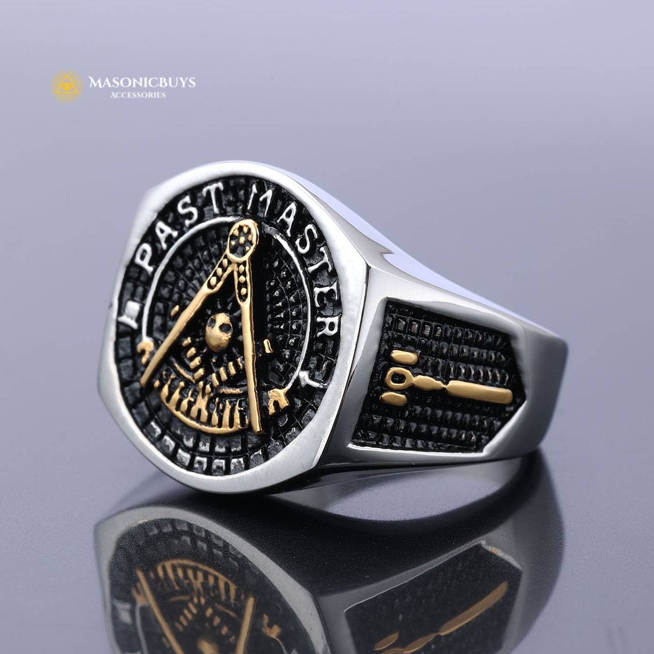 Classic Modern Past Master Masonic Ring | MasonicBuys
