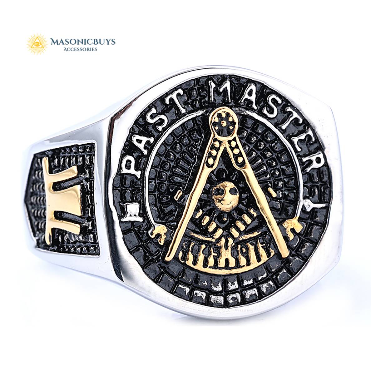 Classic Modern Past Master Masonic Ring | MasonicBuys