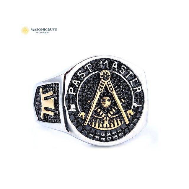 Classic Modern Past Master Masonic Ring | MasonicBuys