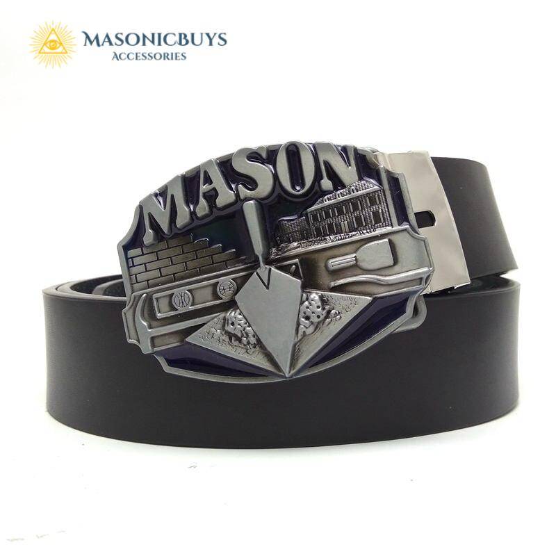 Masonic Belt With Metal Buckle 80 - 130 cm | MasonicBuys