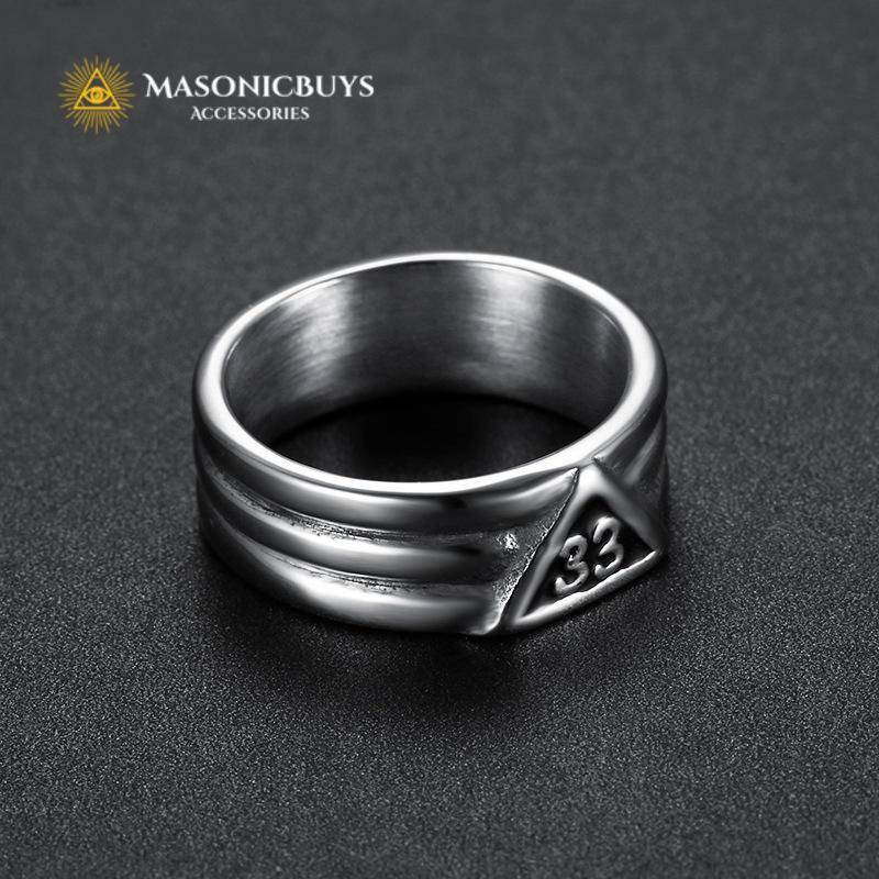 Masonic "Scottish Rite 33rd Degree" Ring | MasonicBuys