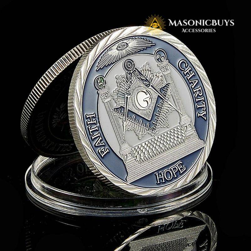 Masonic Gold Plated Souvenir Medal / Coin | MasonicBuys