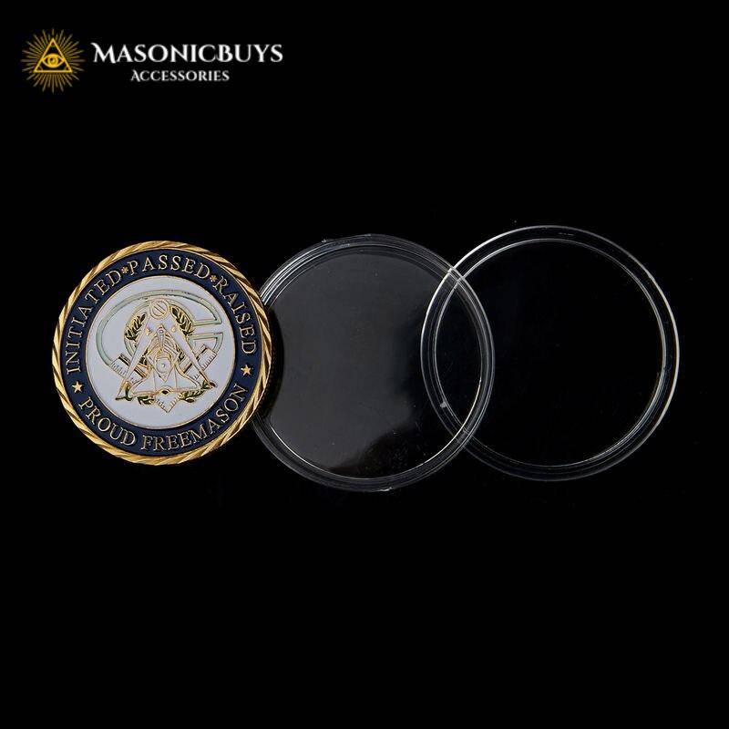 Masonic Gold Plated Souvenir Medal / Coin | MasonicBuys