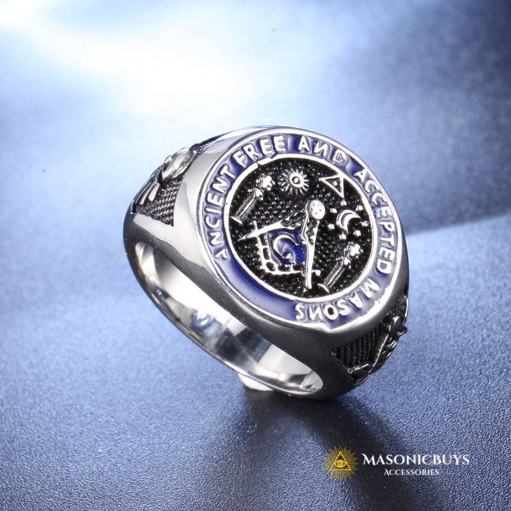 Masonic Ring “Ancient Free And Accepted Masons” | MasonicBuys