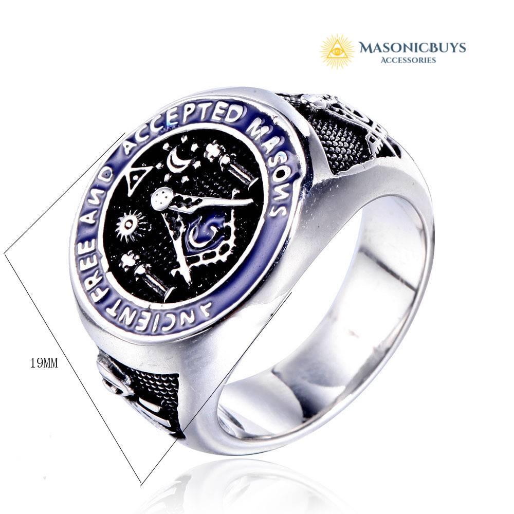 Masonic Ring “Ancient Free And Accepted Masons” | MasonicBuys