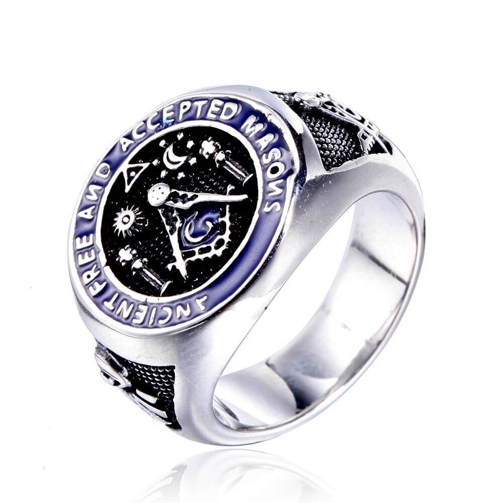 Masonic Ring “Ancient Free And Accepted Masons” | MasonicBuys